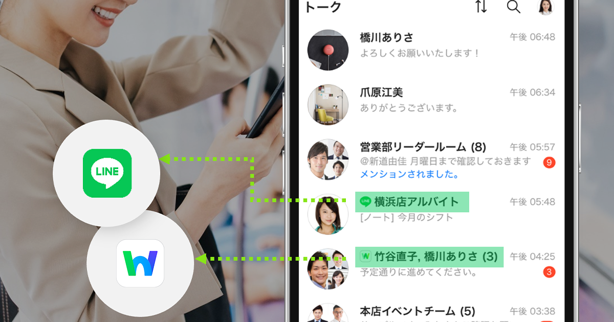 LINE WORKS with KDDI | 法人向け | KDDI まとめてオフィス
